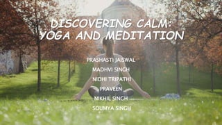 ppt on yoga and meditation | PPT