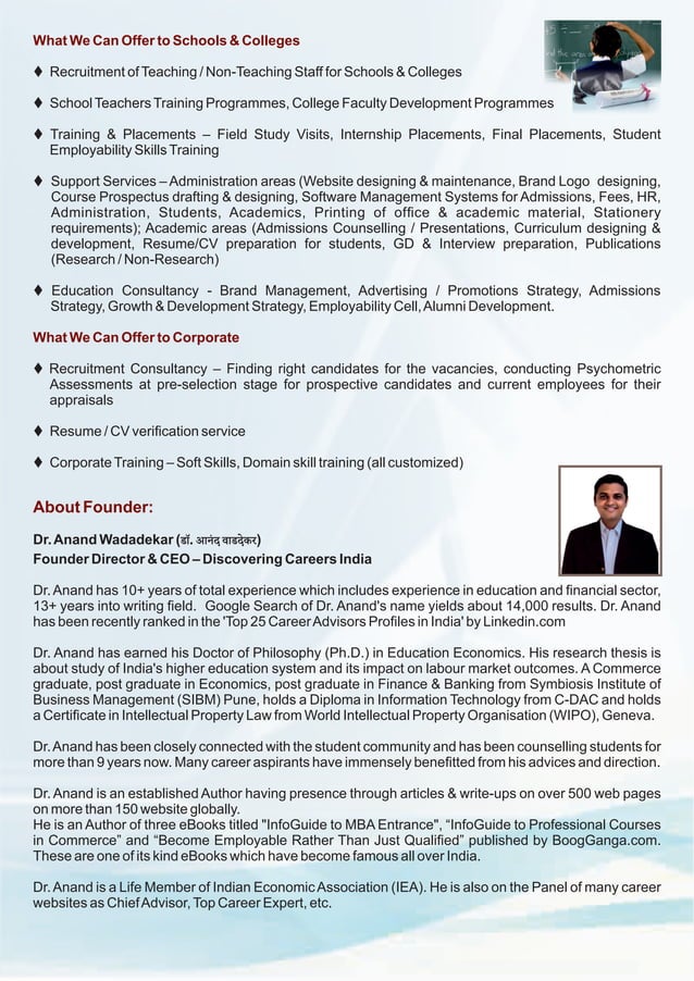 Discovering Careers Brochure | PDF | Undergraduate Education | College ...