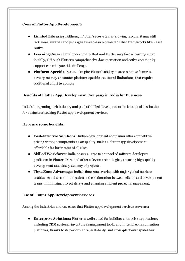 Discovering Flutter Features, Comparisons, and Frameworks.docx
