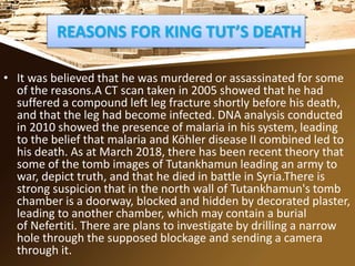 DISCOVERING KING TUT :THE SAGA CONTINUES | PPTX