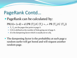 Discovering knowledge using web structure mining | PPTX