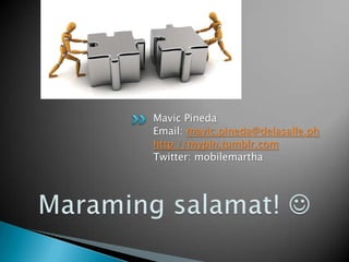 Discovering my PLE | PPT