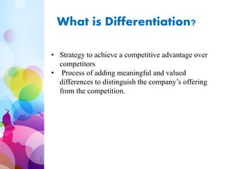 Discovering new points of differentiation ppt | PPTX