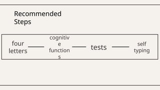 discovering oneself through mbti presentation | PPTX