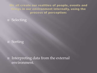 Discovering our realities | PPTX