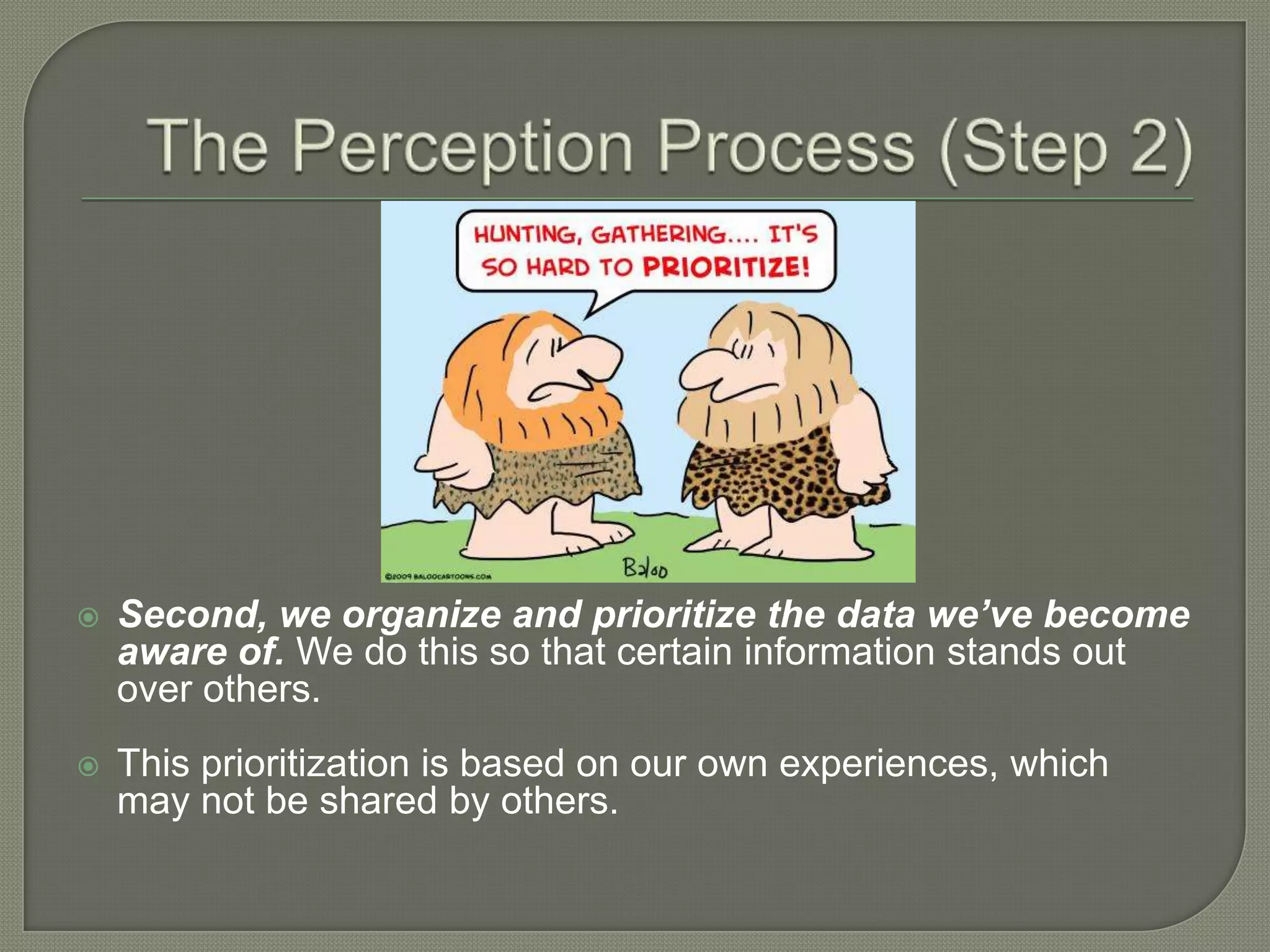 Discovering Our Realities & The Perception Process | PPT