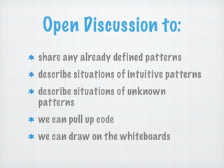 Discovering patterns | PPT