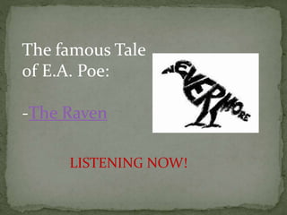 Discovering poe | PPT