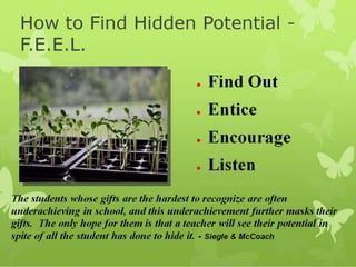 Discovering potential in your students | PPT