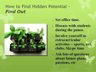 Discovering potential in your students | PPT