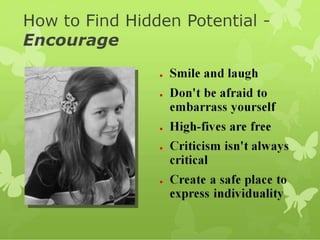 Discovering potential in your students | PPT