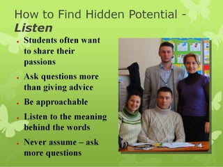 Discovering potential in your students | PPT