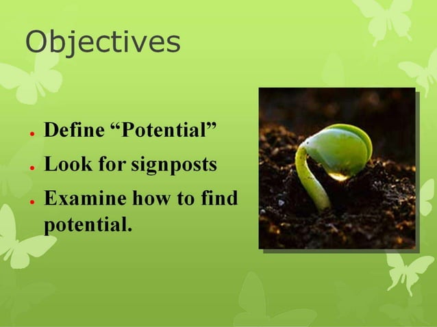 Discovering potential in your students | PPT