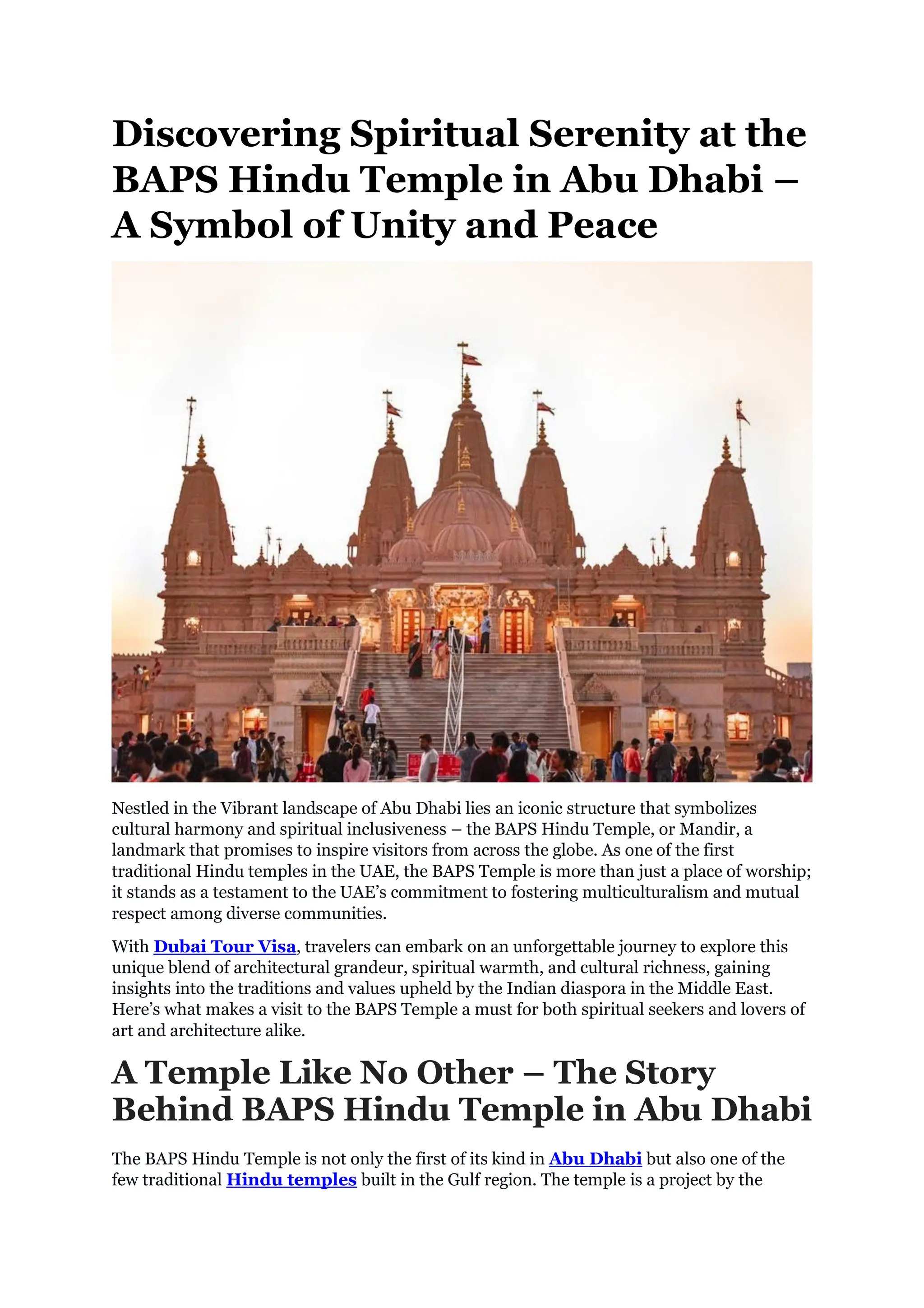 Discovering Spiritual Serenity at the BAPS Hindu Temple in Abu Dhabi.pdf