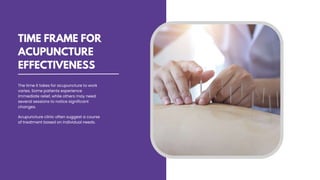 Discovering the Advantages and Appropriateness of Acupuncture Clinic | PPT