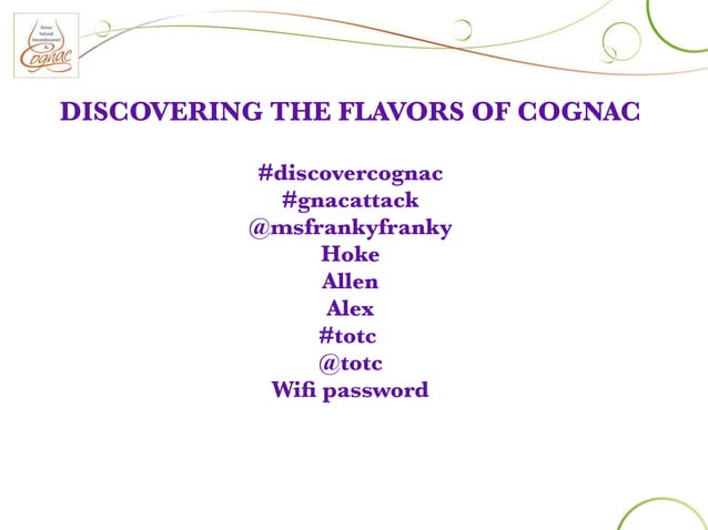 Discovering the Flavors of Cognac-Presentation | PDF