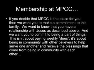 Discovering the MPCC Family | PPT