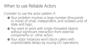 Discovering the Service Fabric's actor model | PPTX