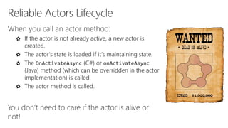 Discovering the Service Fabric's actor model | PPTX