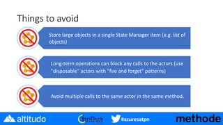 Discovering the Service Fabric's actor model | PPT