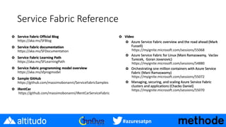 Discovering the Service Fabric's actor model | PPT