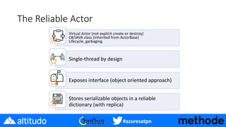 Discovering the Service Fabric's actor model | PPT