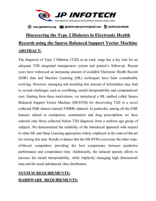 Discovering the Type 2 Diabetes in Electronic Health Records using the ...