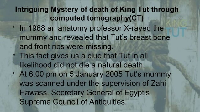 Discovering tut: the saga continues | PPTX | Religion & Spirituality