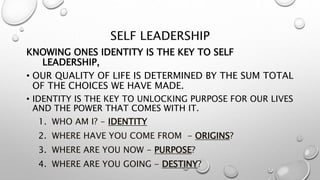 Discovering your authentic self | PPTX