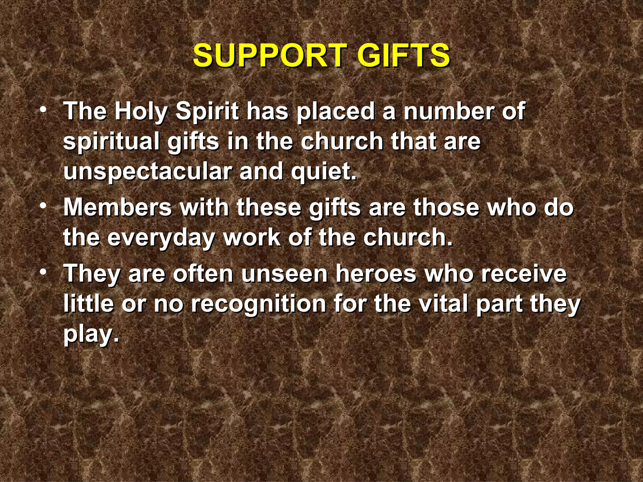 Discovering Your Spiritual Gifts | PPT