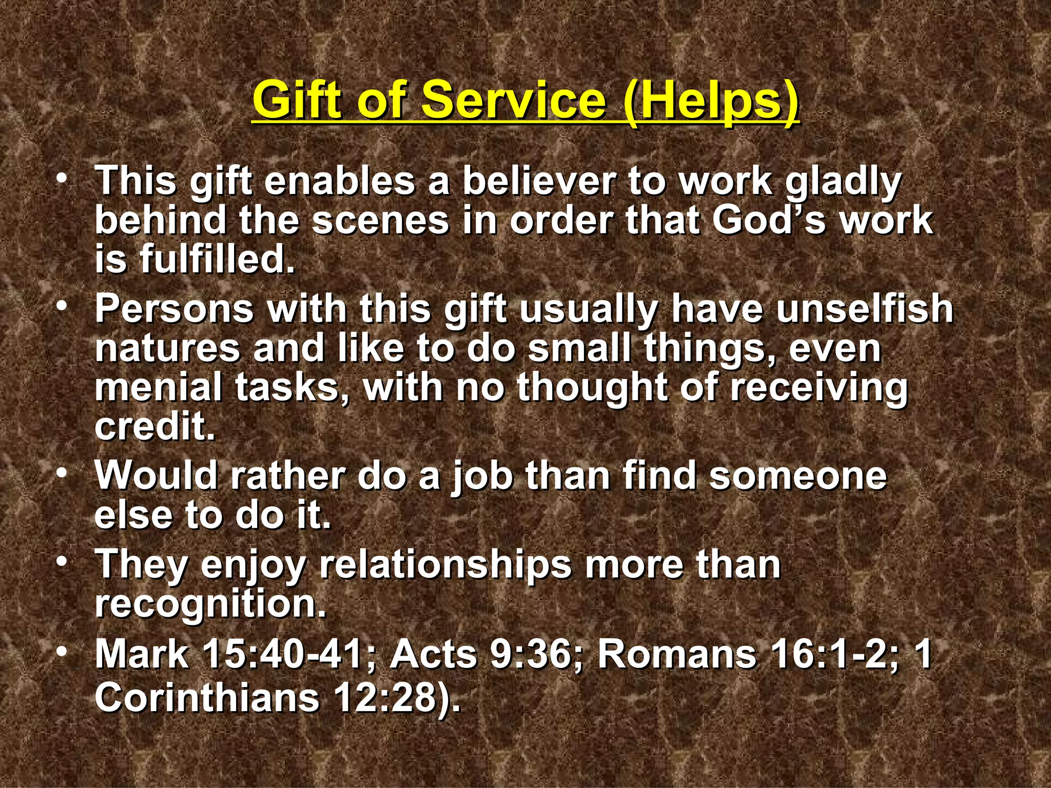 Discovering Your Spiritual Gifts | PPT