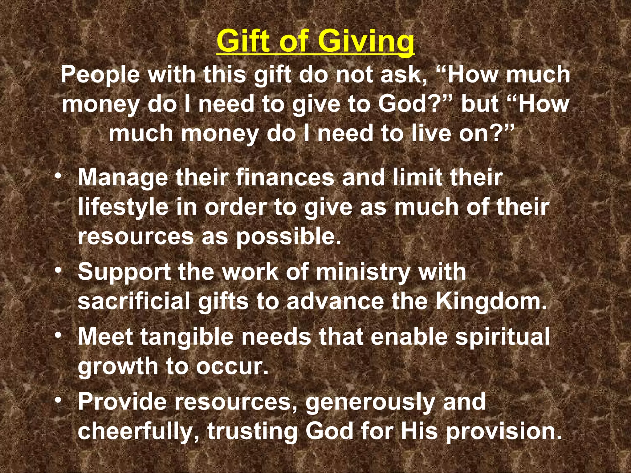 Discovering Your Spiritual Gifts | PPT
