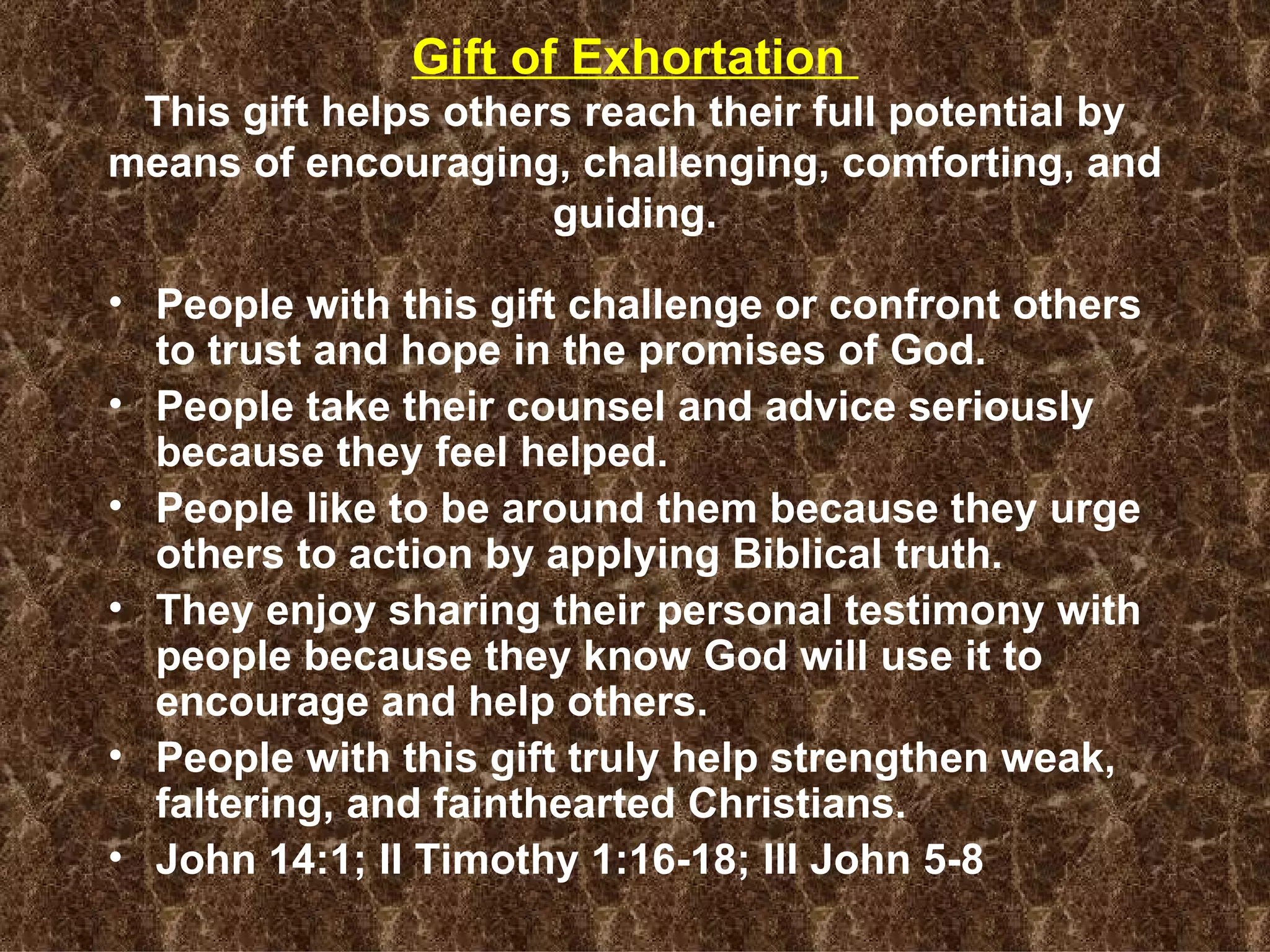 Discovering Your Spiritual Gifts | PPT
