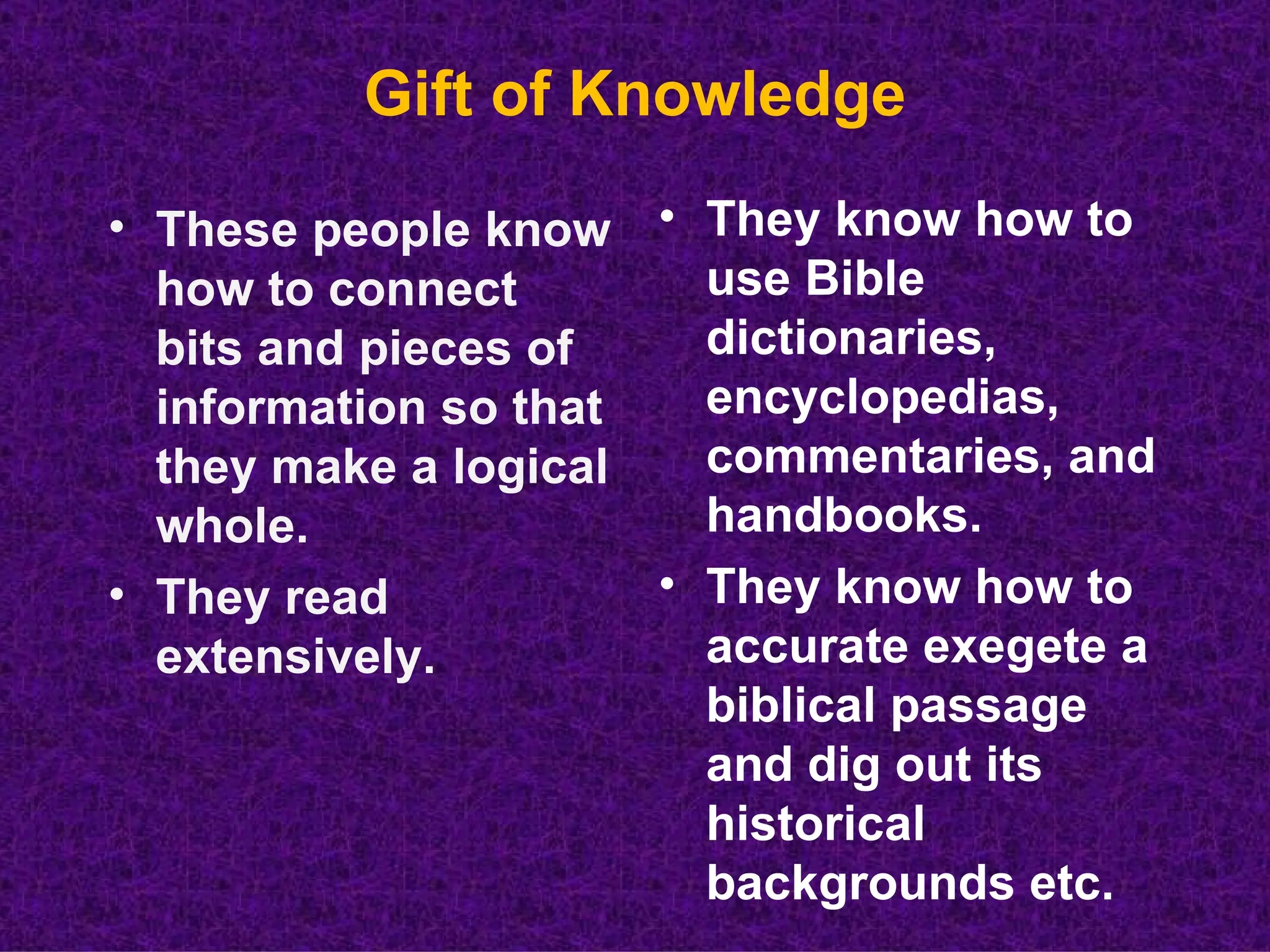Discovering Your Spiritual Gifts | PPT
