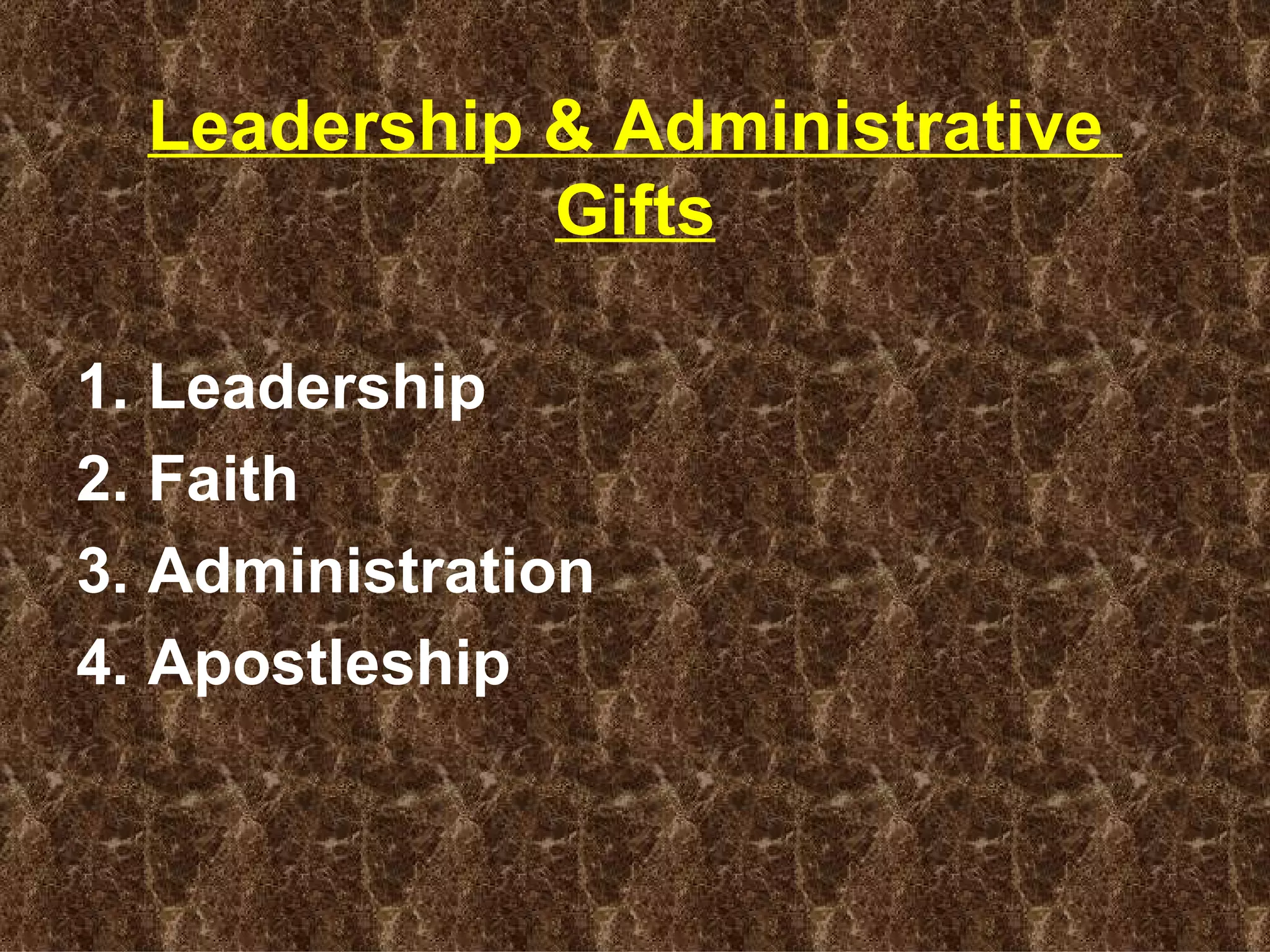 Discovering Your Spiritual Gifts | PPT