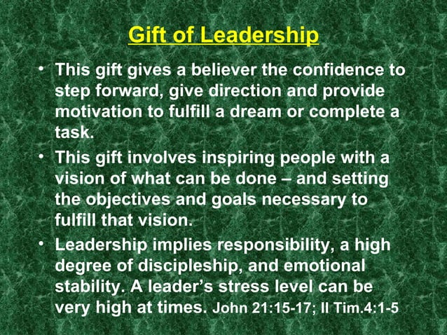 Discovering Your Spiritual Gifts | PPT