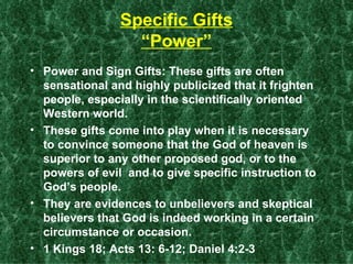 Discovering Your Spiritual Gifts | PPT
