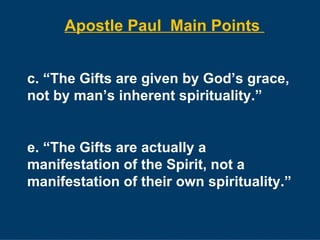 Discovering Your Spiritual Gifts | PPT