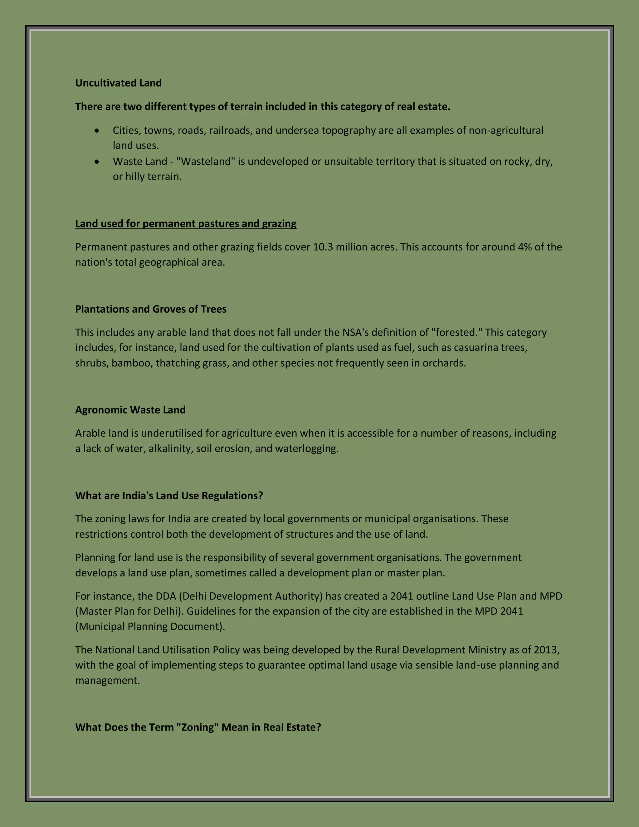 Discover Land Zoning Types To Unlock Nature 1pdf
