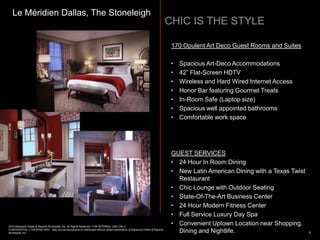 Discover Le Meridien Dallas, The Stoneleigh | PPTX