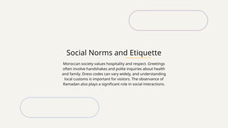 Discover Morocco presentation about the country | PPTX