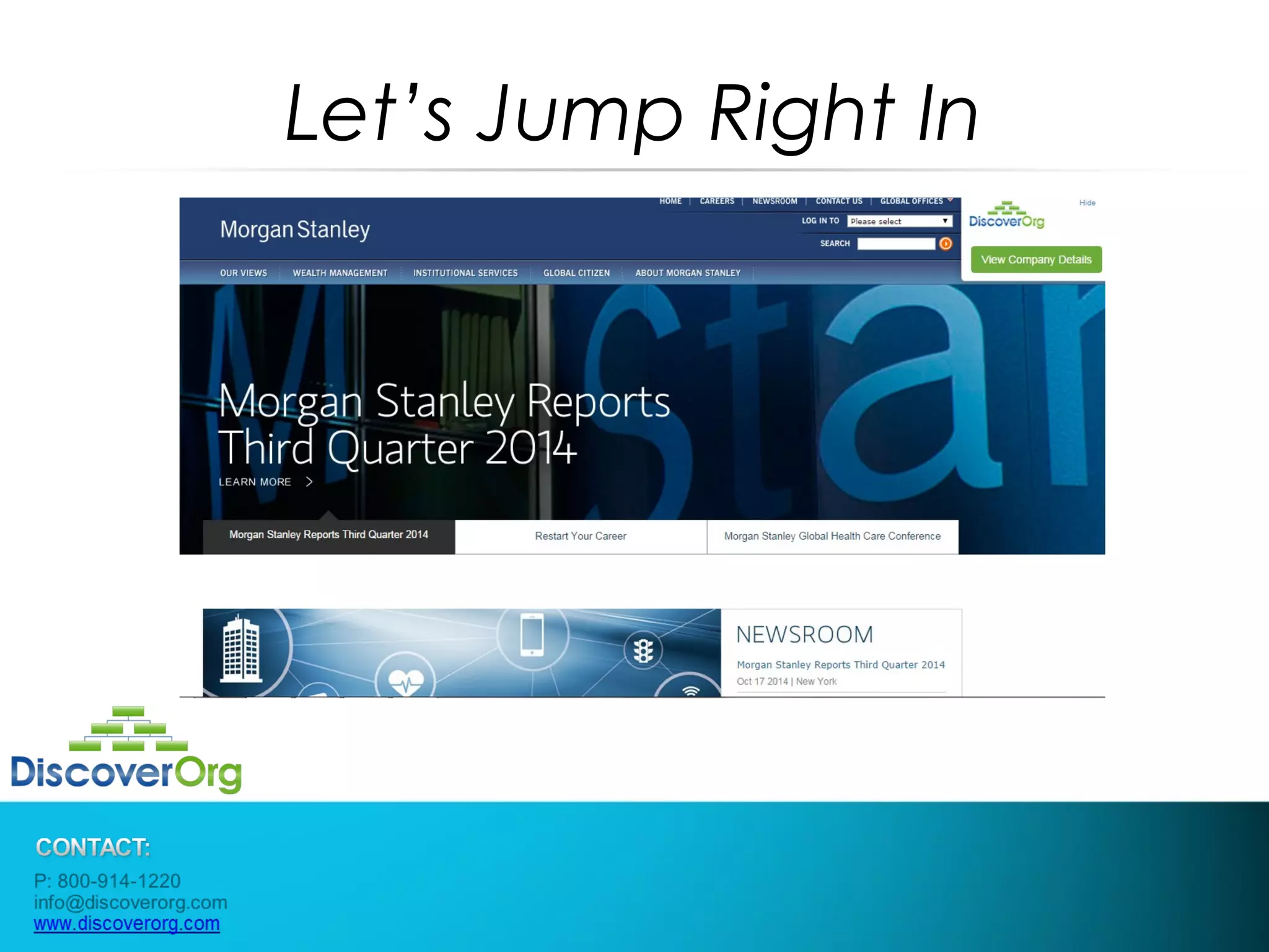 DiscoverOrg Google Chrome Extension | PPT | Browsers | Computer ...