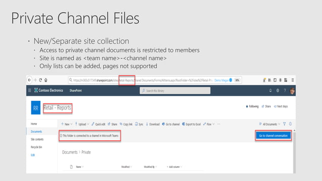 Discover Private Channels In Microsoft Teams Mike Maadarani Pptx