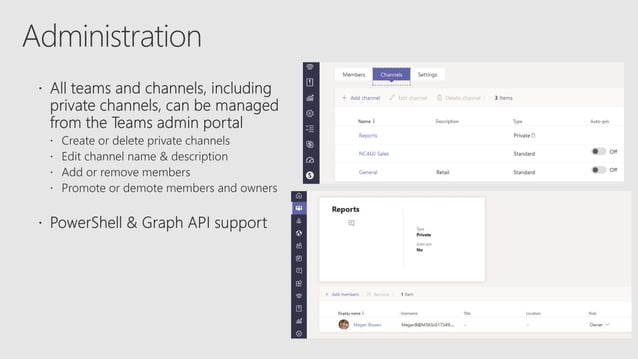 Discover Private Channels In Microsoft Teams Mike Maadarani Pptx