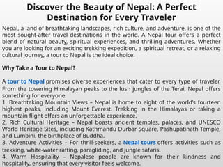 Discover the Beauty of Nepal: A Perfect Destination for Every Traveler ...