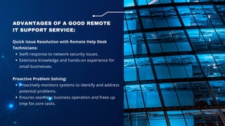 Discover the Best Remote IT Support Services for Your Business PPT | PPT