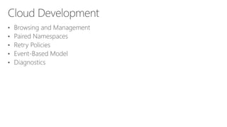 Discover the Capabilities of Windows Azure Service Bus to Power Agile Business Models | PPT