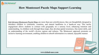 Discover the Educational Value of Montessori Puzzle Maps in the ...