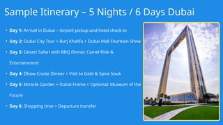 Discover the Magic – Dubai Tour Package from Lucknow.pptx