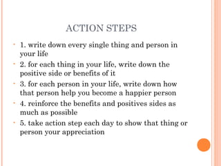 Discover the power of appreciation | PPT